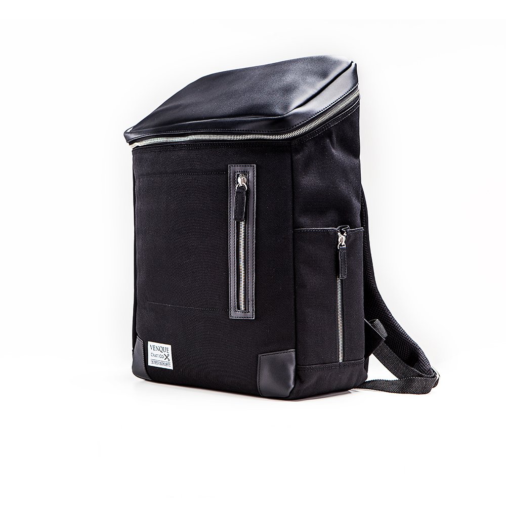 Venque Amsterdam Black BE Backpack | Appelboom.com